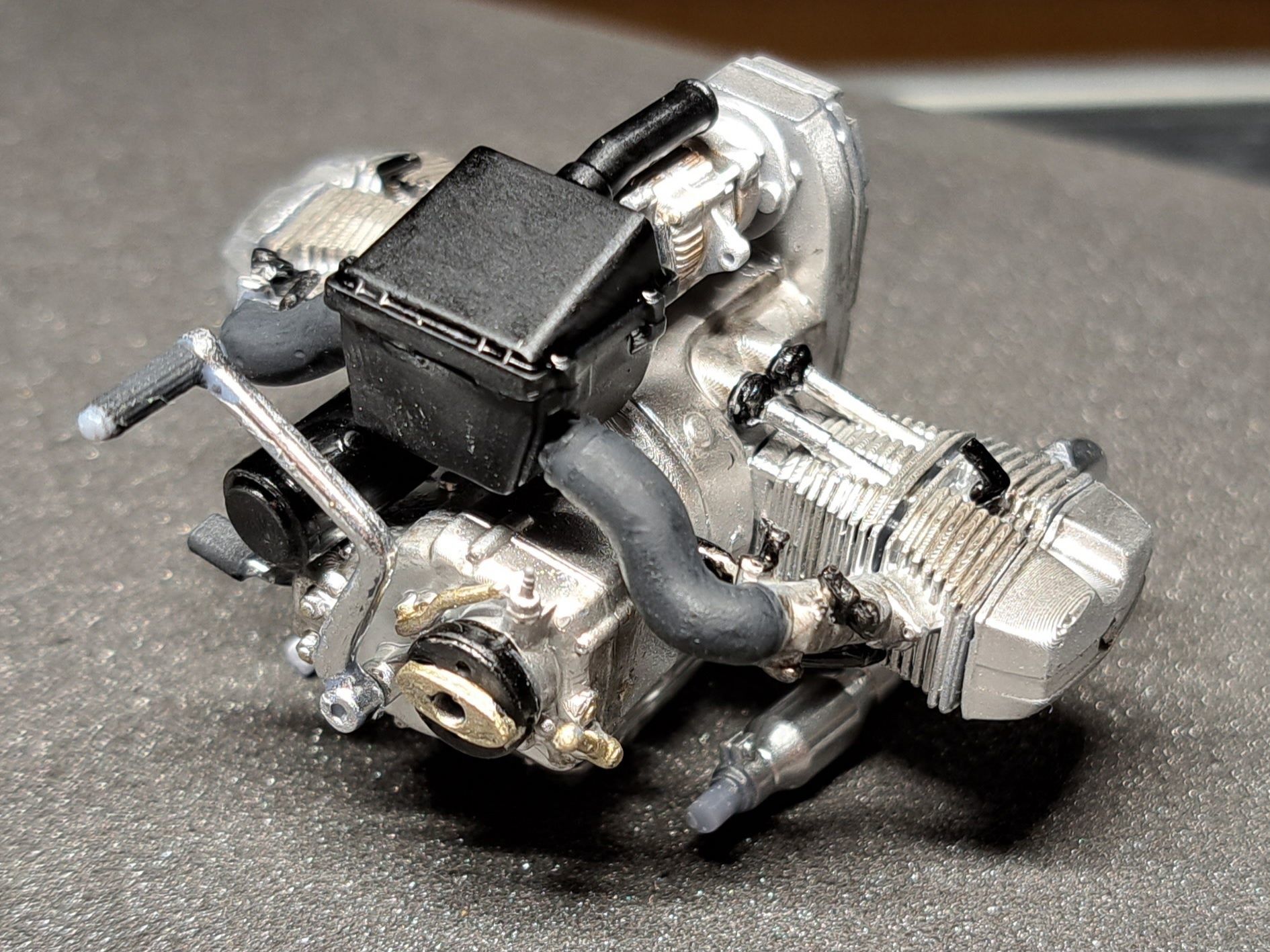 Engine of motorcycle Ural 12 scale free 3D model 3D printable | CGTrader