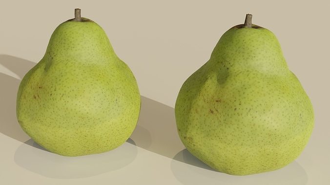 3D model Pear Fruit 2 Photorealistic VR / AR / low-poly | CGTrader