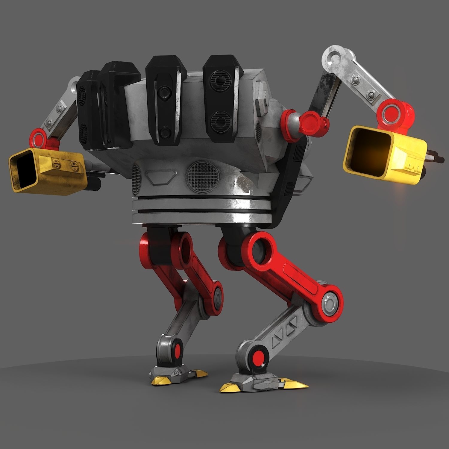 3D model graphity mech VR / AR / low-poly | CGTrader