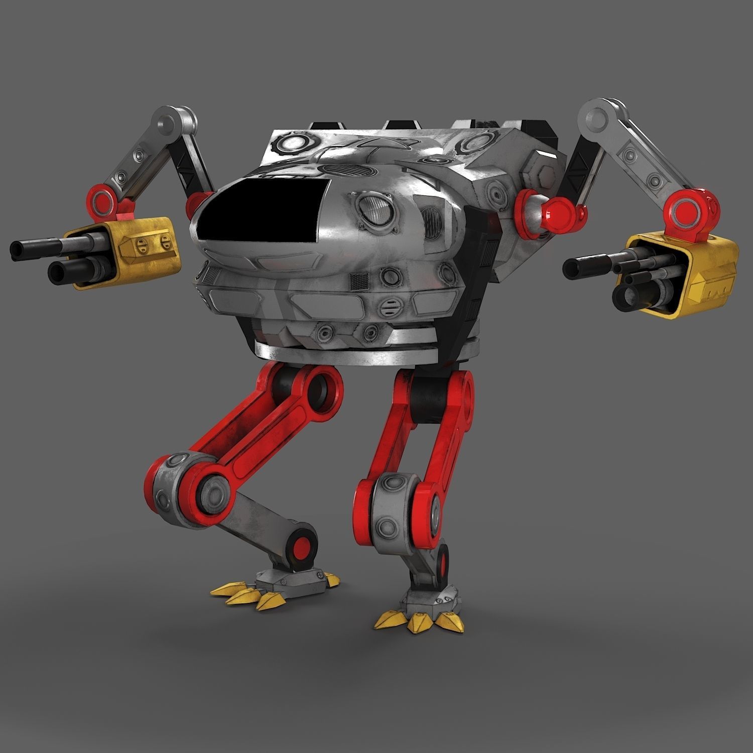 3D model graphity mech VR / AR / low-poly | CGTrader