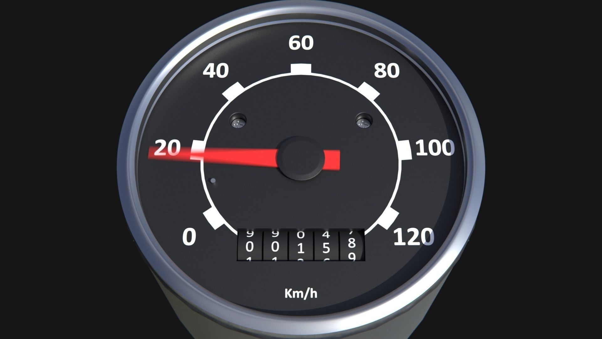 3D model speedometer VR / AR / low-poly | CGTrader