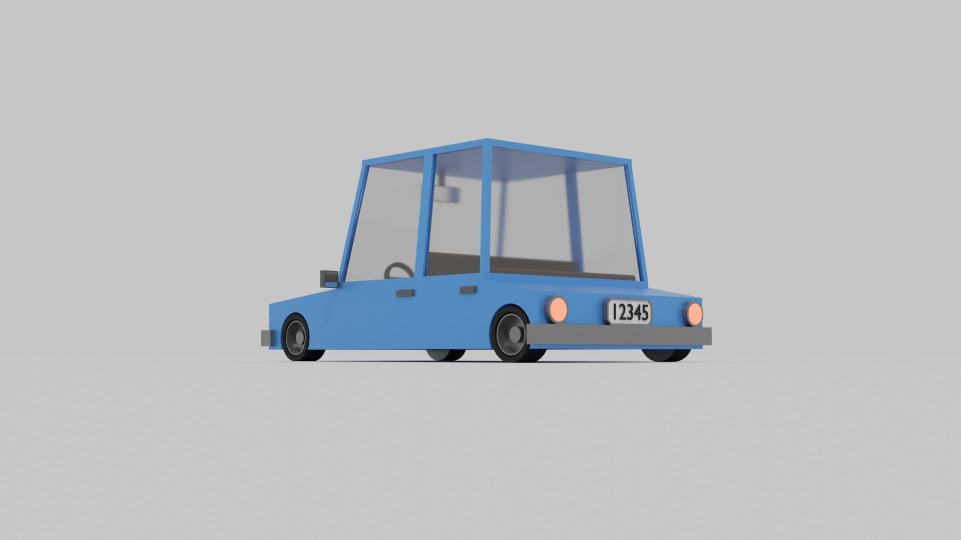 basic lowpoly car free VR / AR / low-poly 3D model | CGTrader