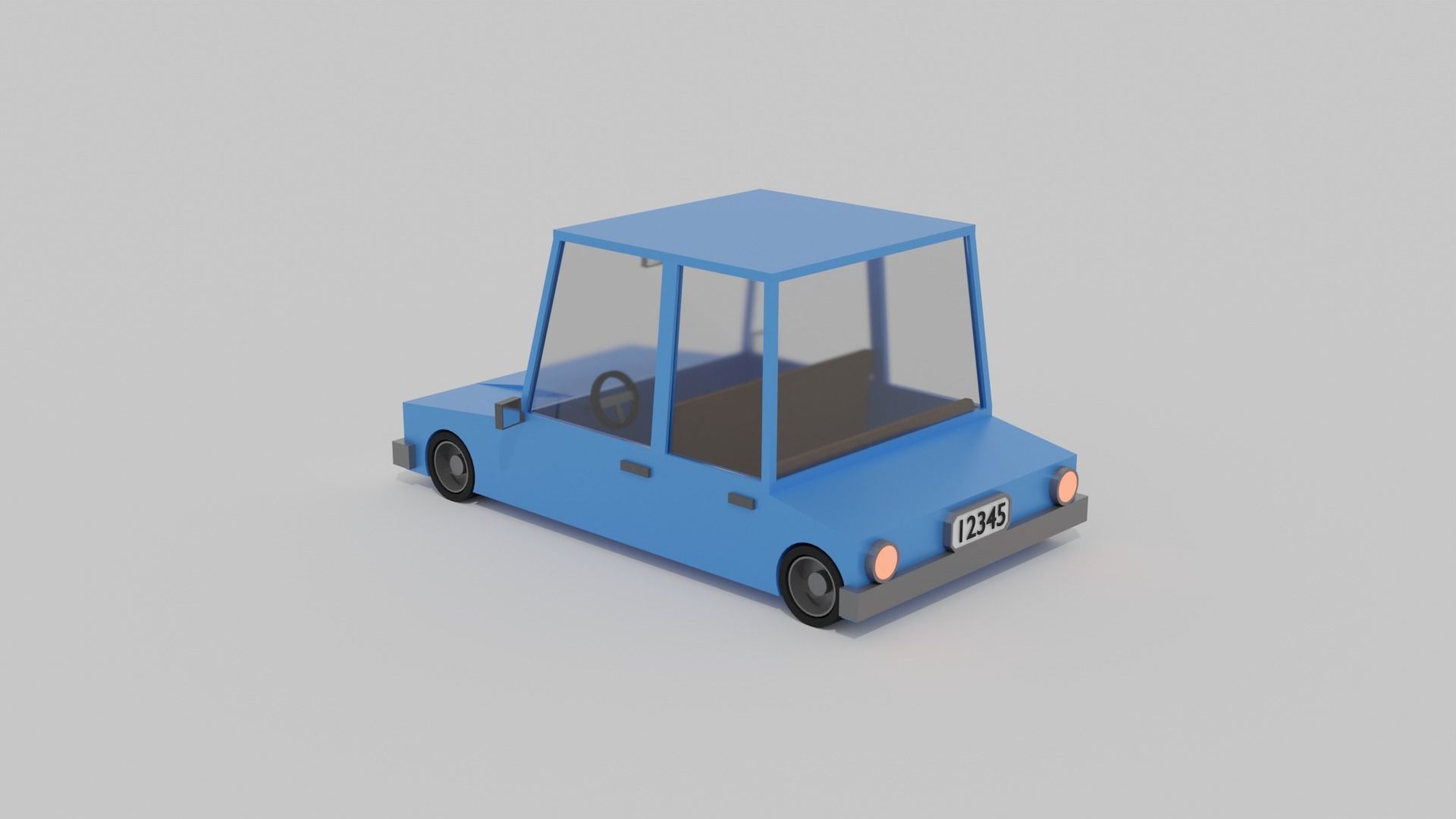 basic lowpoly car free VR / AR / low-poly 3D model | CGTrader