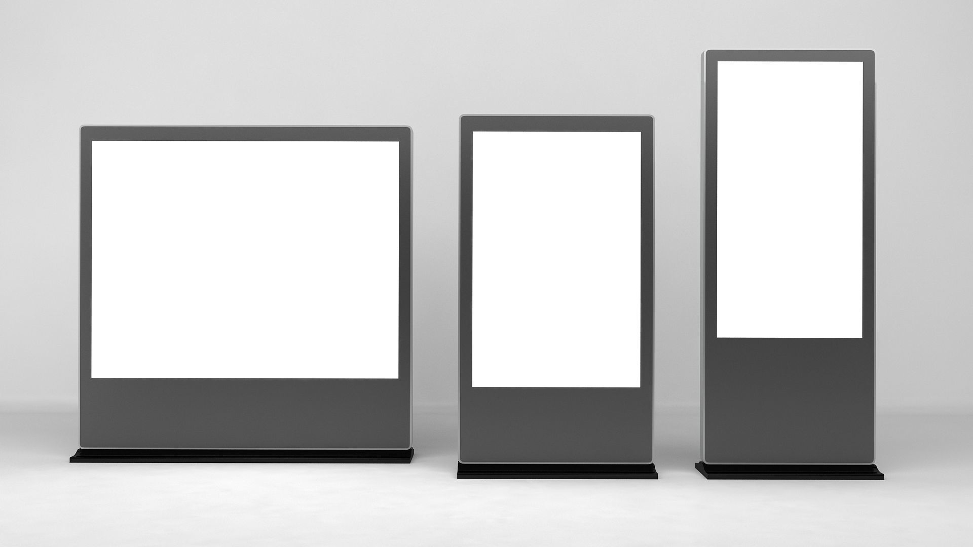 Digital Signages 3D model | CGTrader