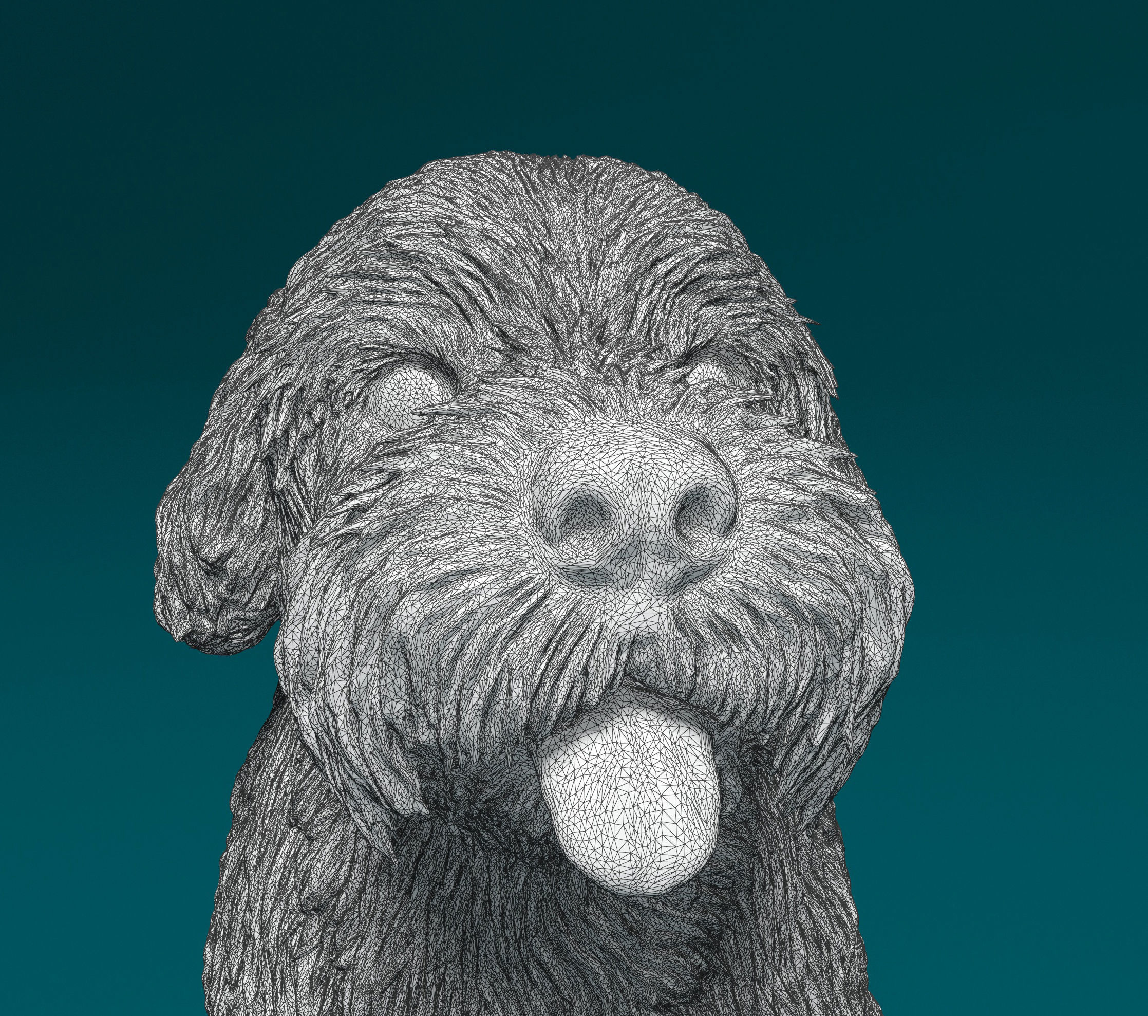 Miniature Schnauzer 3D model 3D printable | CGTrader