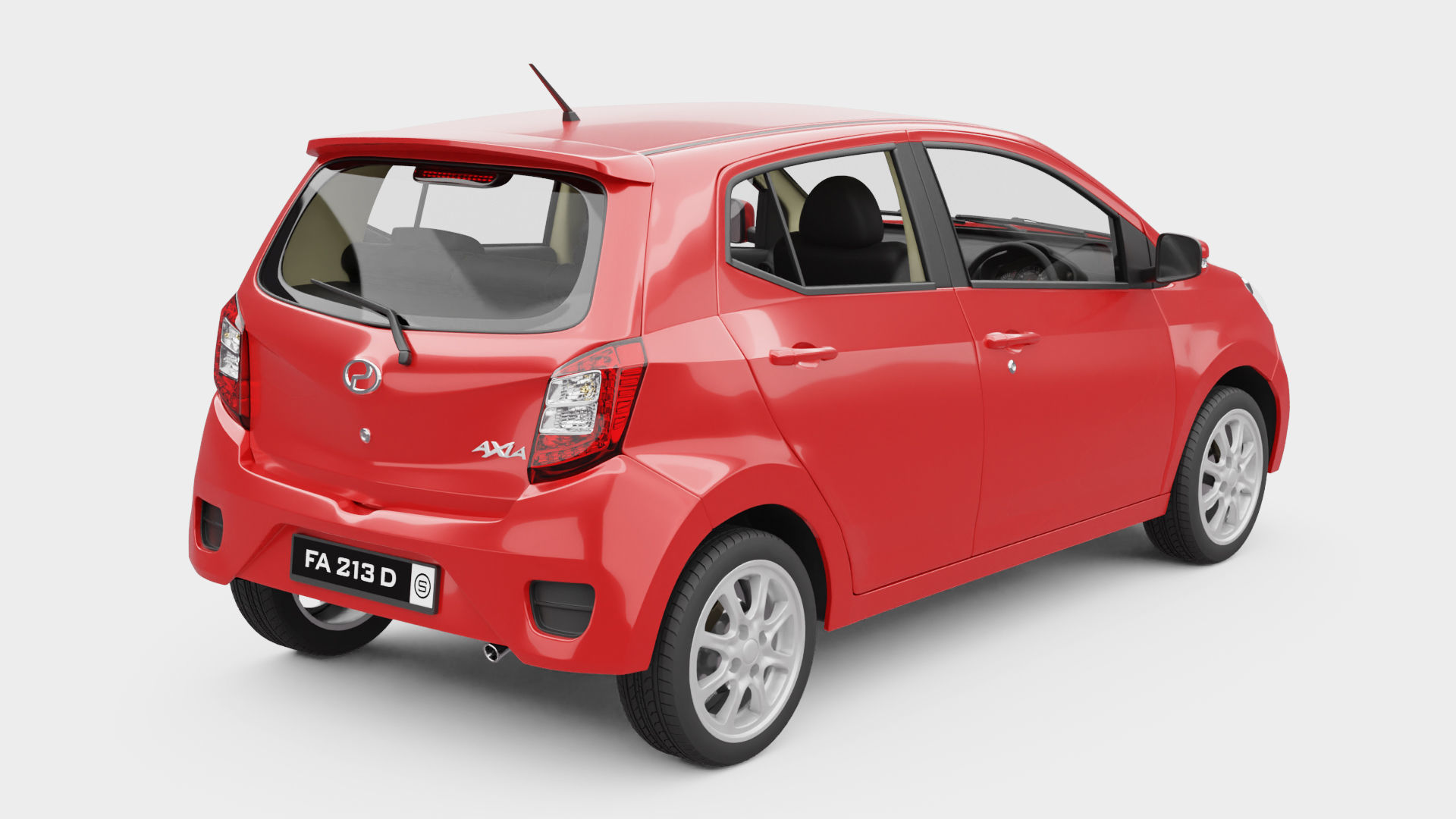 Perodua Axia 3D model | CGTrader