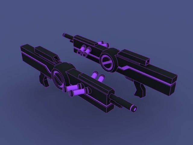 3D model Photon Blaster VR / AR / low-poly | CGTrader