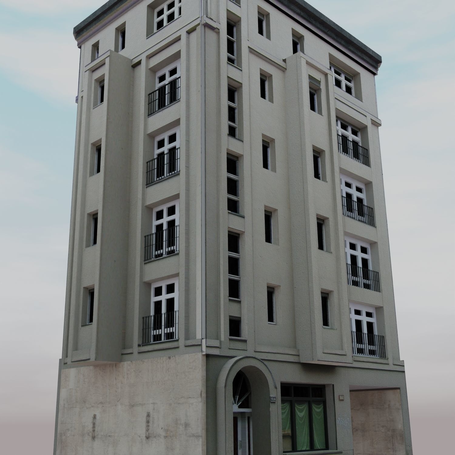 Residential Block Building free 3D model | CGTrader
