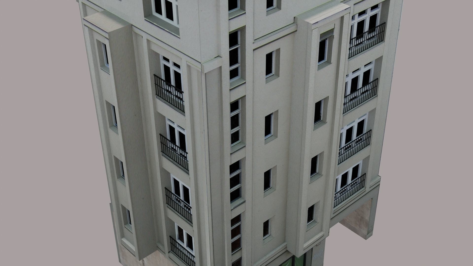 Residential Block Building free 3D model | CGTrader