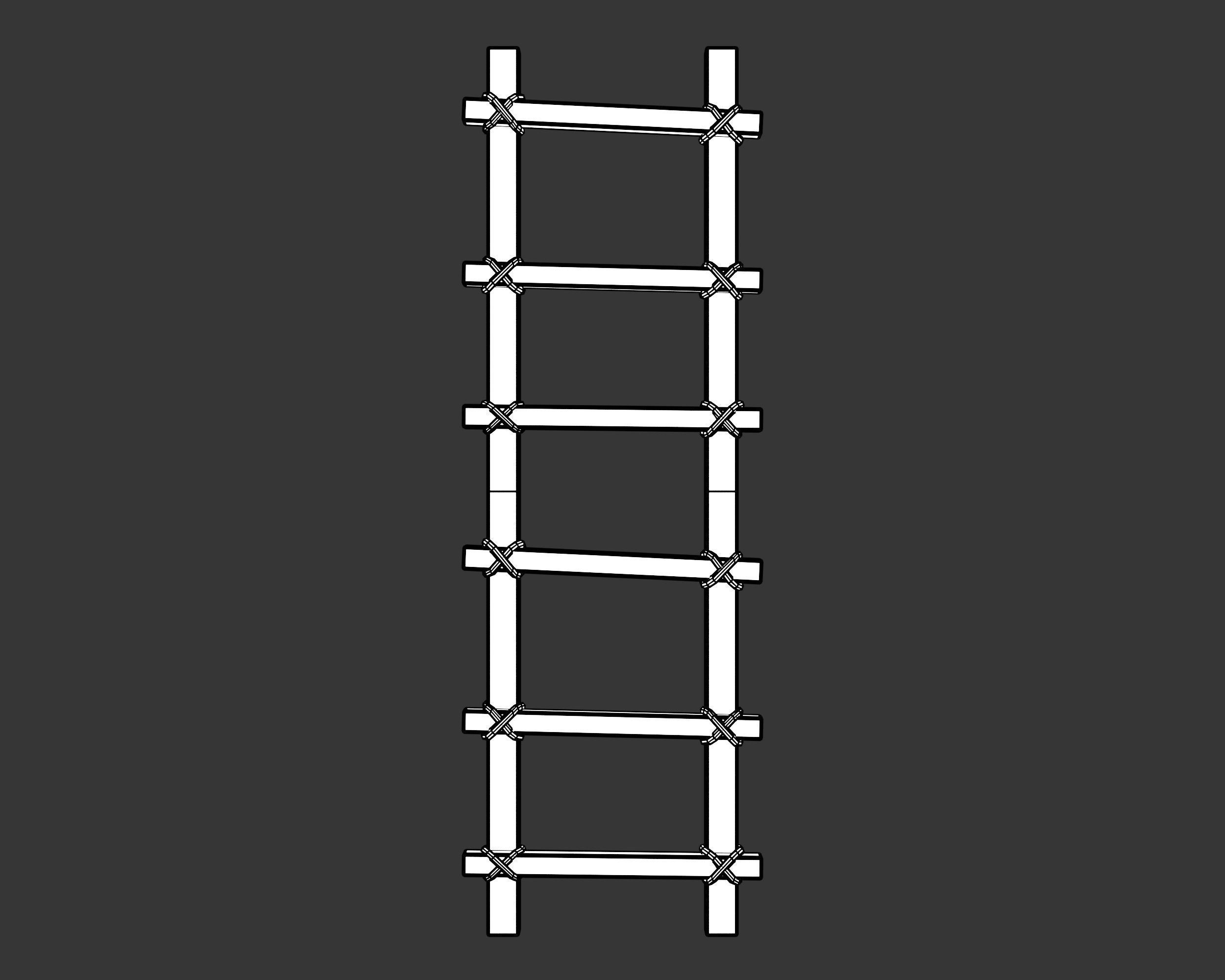 3D model Medieval Siege Engine Ladders VR / AR / low-poly | CGTrader