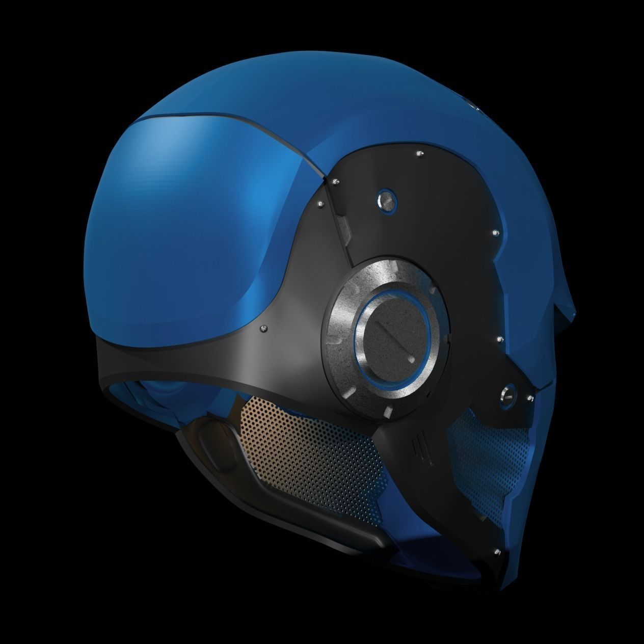 Blue Ronin Helmet 3D model 3D printable | CGTrader