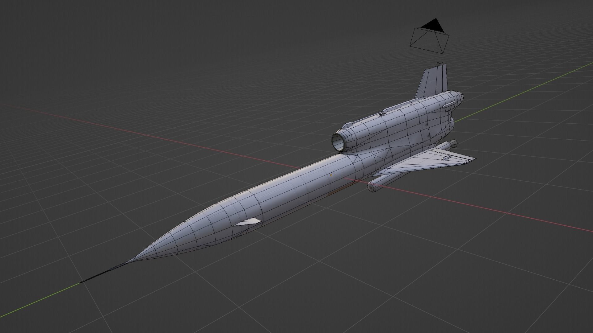 3D model Tu-243 Reys-D VR / AR / low-poly | CGTrader