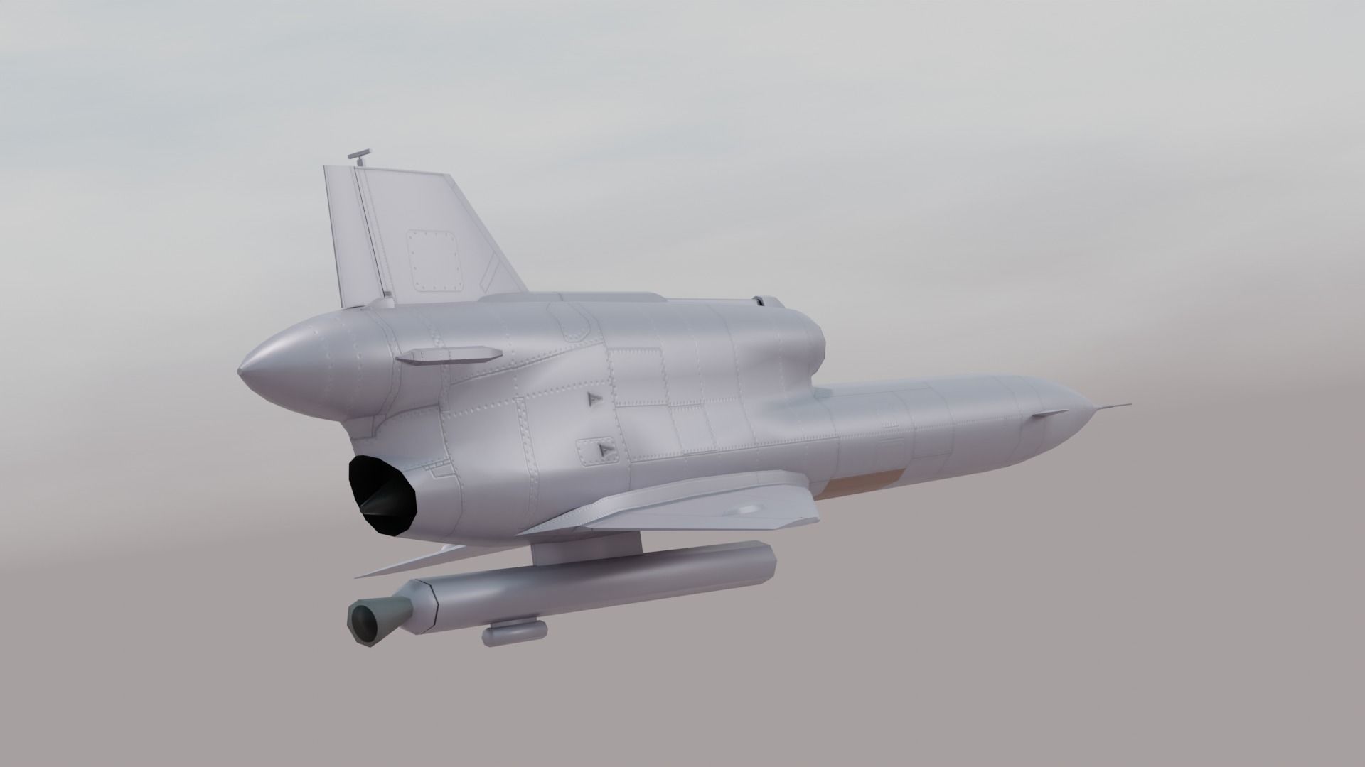 3D model Tu-243 Reys-D VR / AR / low-poly | CGTrader