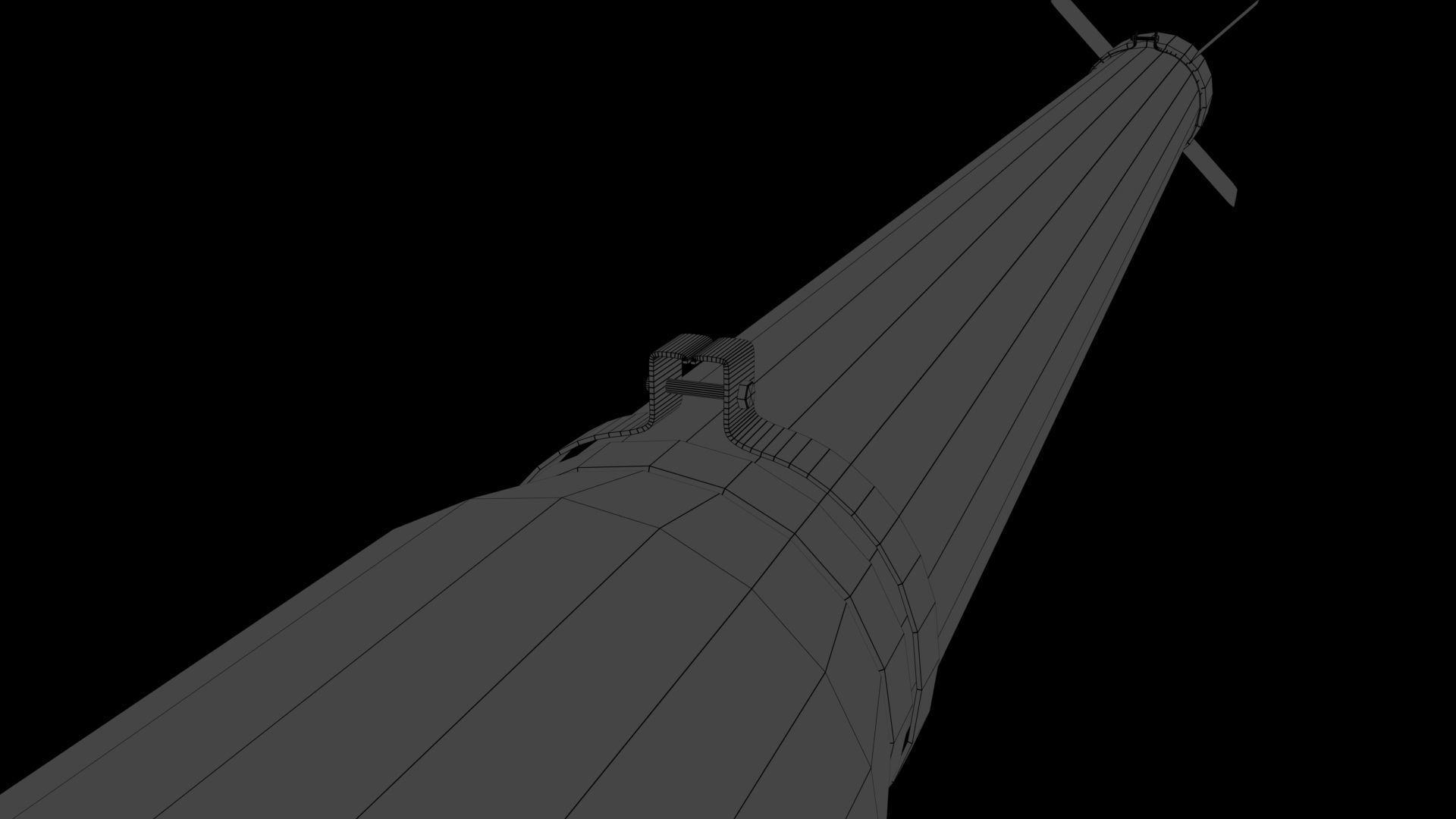 5 Inch MK1 FFAR Rocket incl Smoke trail 3D model | CGTrader