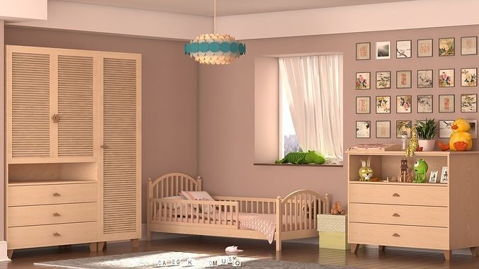 Kids Room 3D model | CGTrader