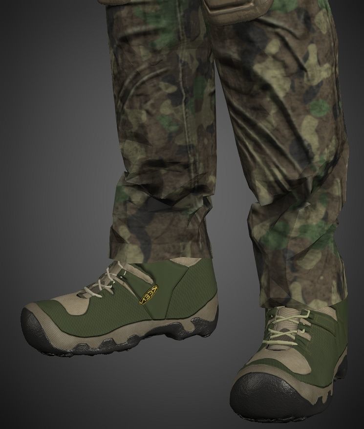 3D model Military lowpoly 3D model soldier VR / AR / low-poly | CGTrader