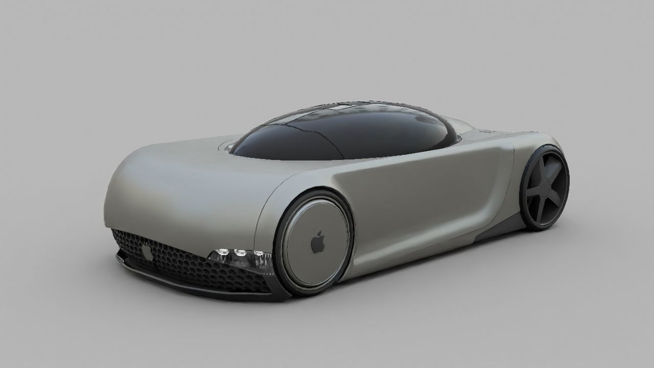 APPLE CONCEPT CAR rigged 3D model rigged | CGTrader