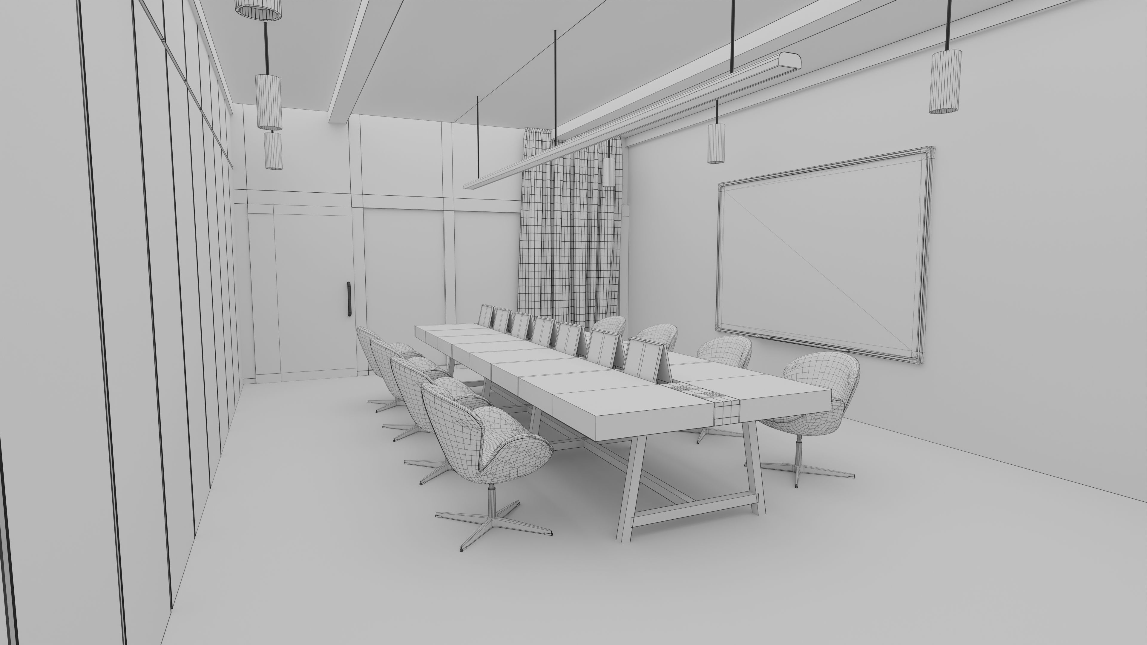 3D model Meeting Room VR VR / AR / low-poly | CGTrader