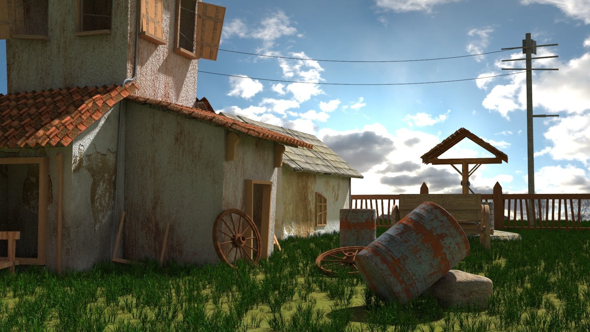 3D model BG Enviroment 3D Model VR / AR / low-poly | CGTrader