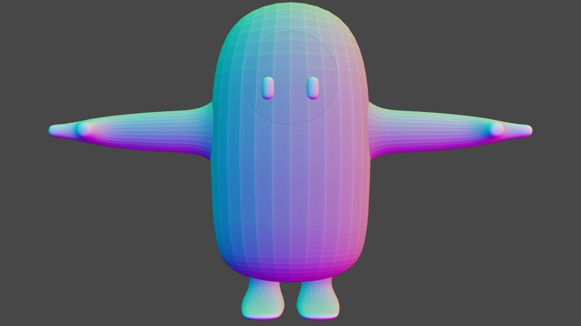 Fall Guy free 3D model | CGTrader