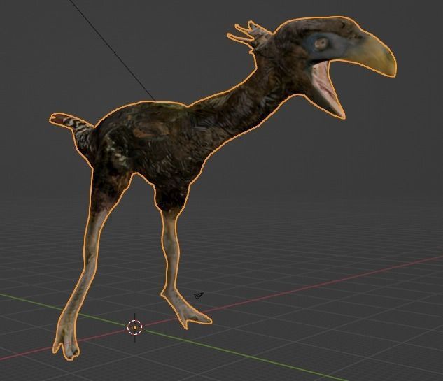 Terror Bird free VR / AR / low-poly 3D model animated rigged | CGTrader