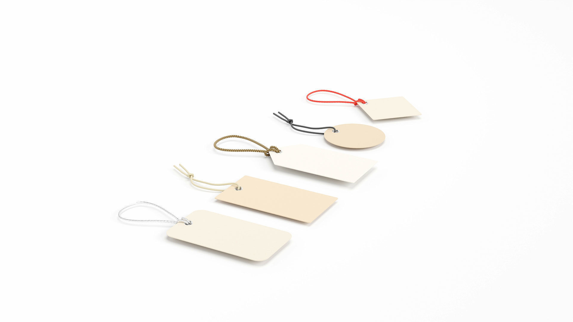 Sale Brand label tag realistic 3d model 3D model | CGTrader