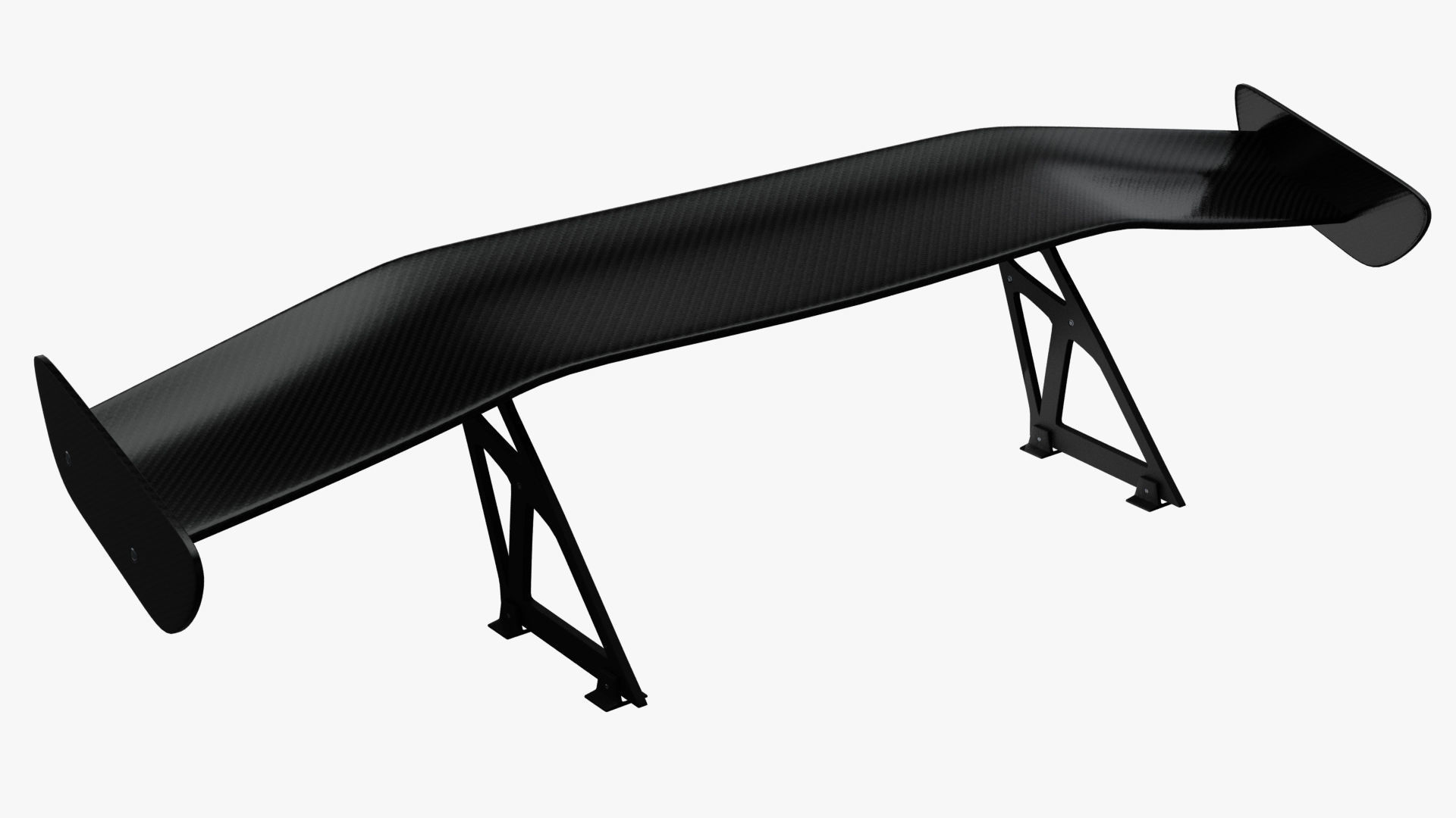 3D model Carbon fiber Car Spoiler VR / AR / low-poly | CGTrader