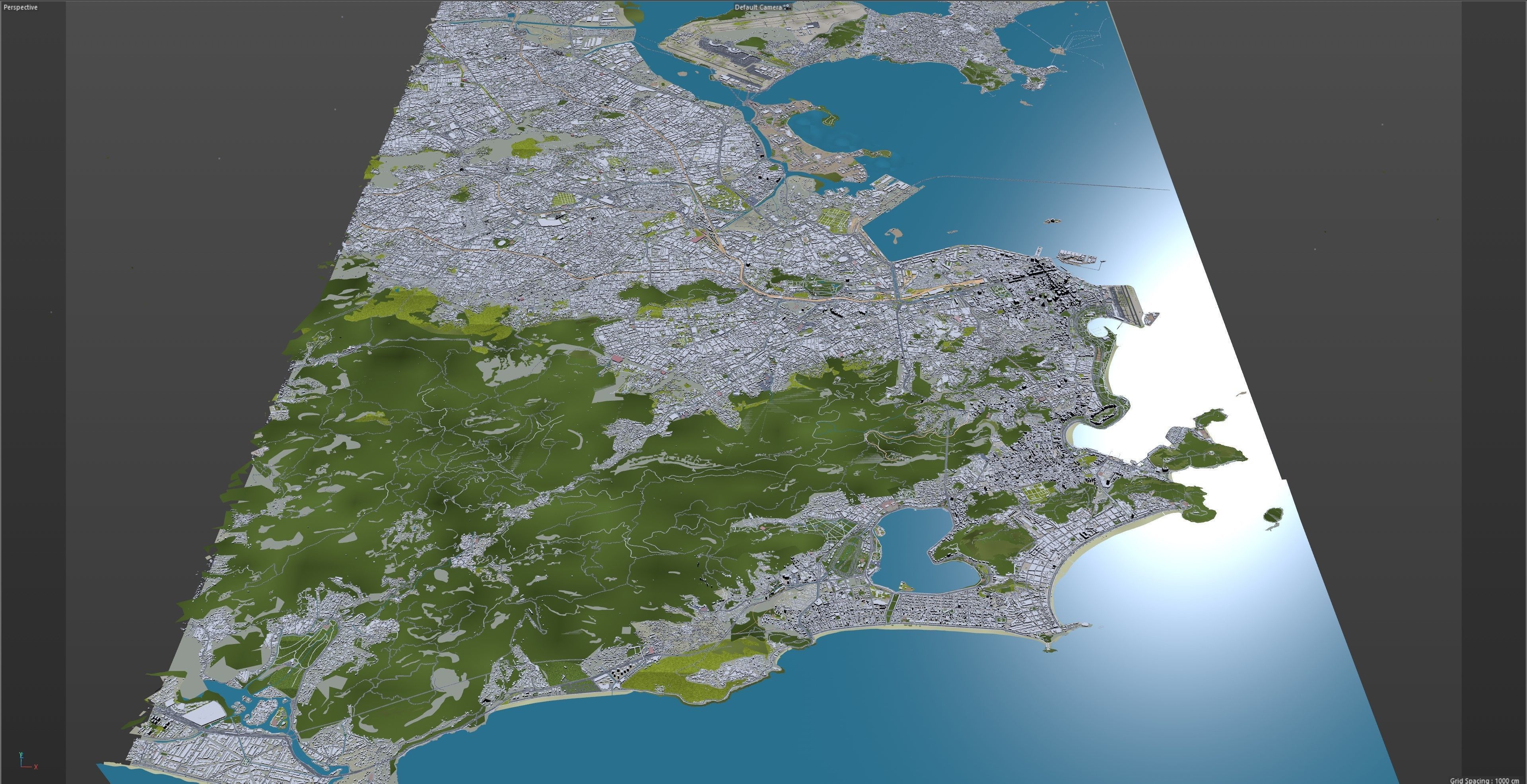 3D model Rio De Janeiro Downtown in Brazil VR / AR / low-poly | CGTrader