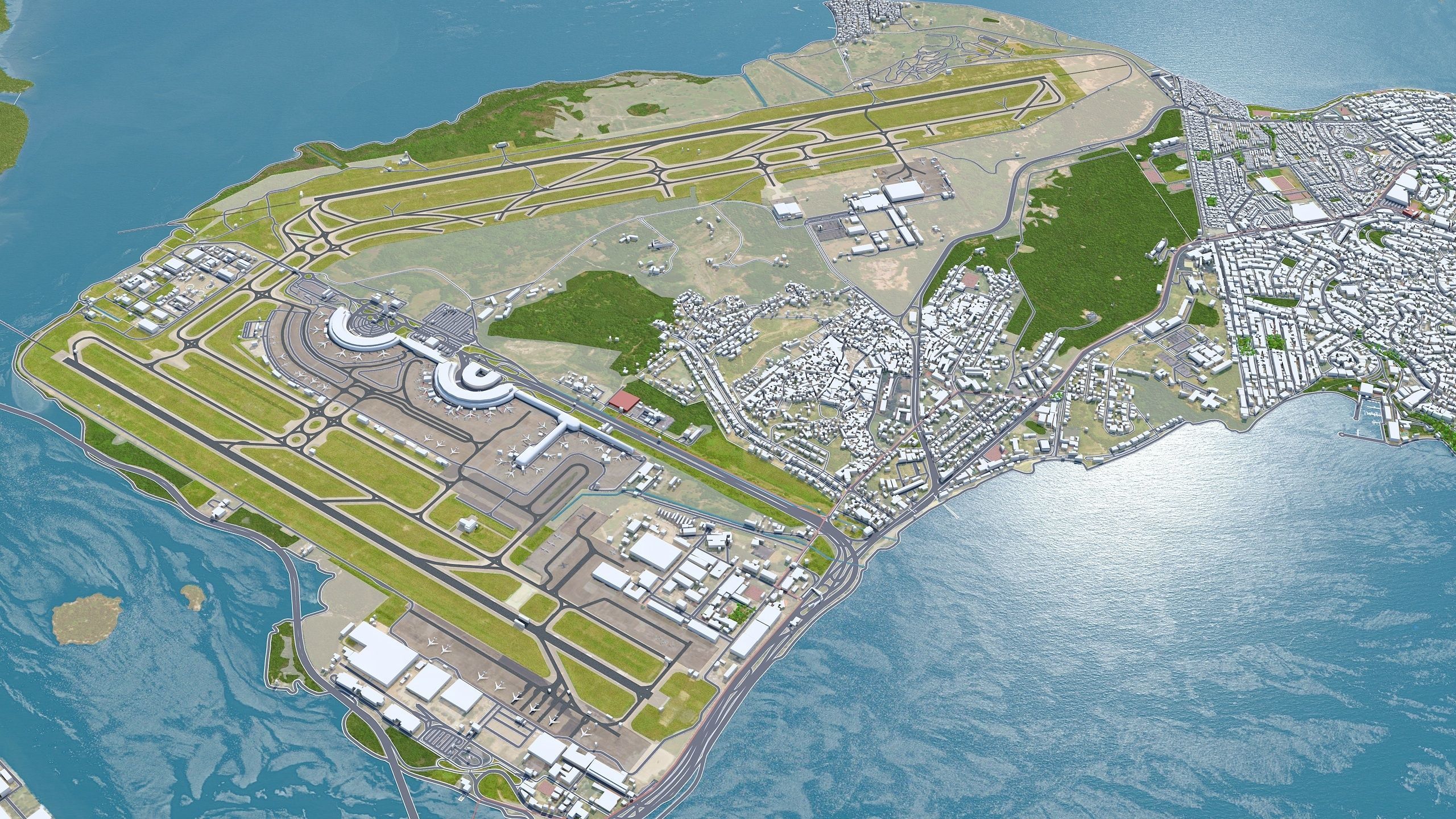 3D model Rio De Janeiro Downtown in Brazil VR / AR / low-poly | CGTrader