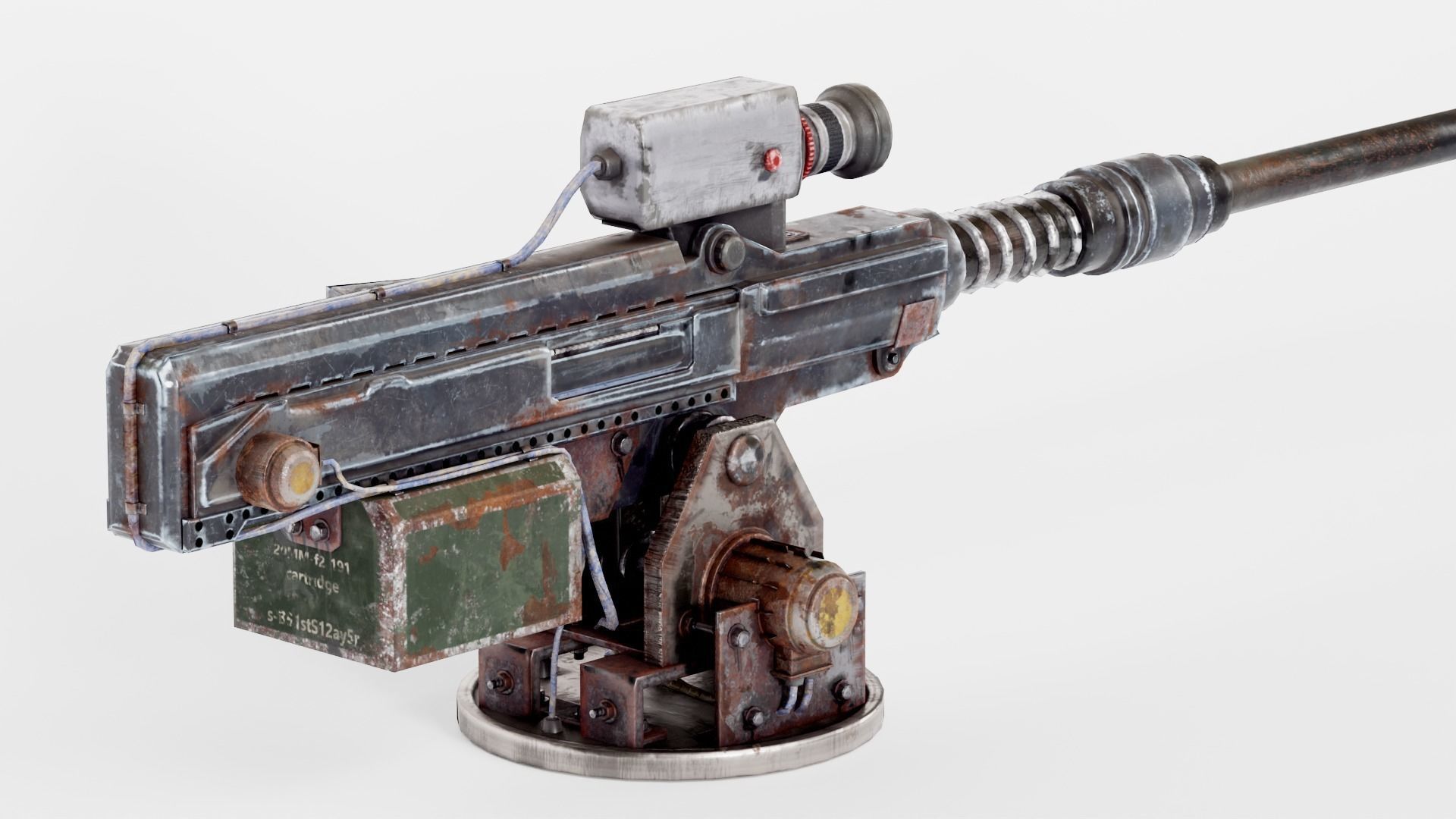 3D model Sniper super rifle turret gun da1 VR / AR / low-poly | CGTrader