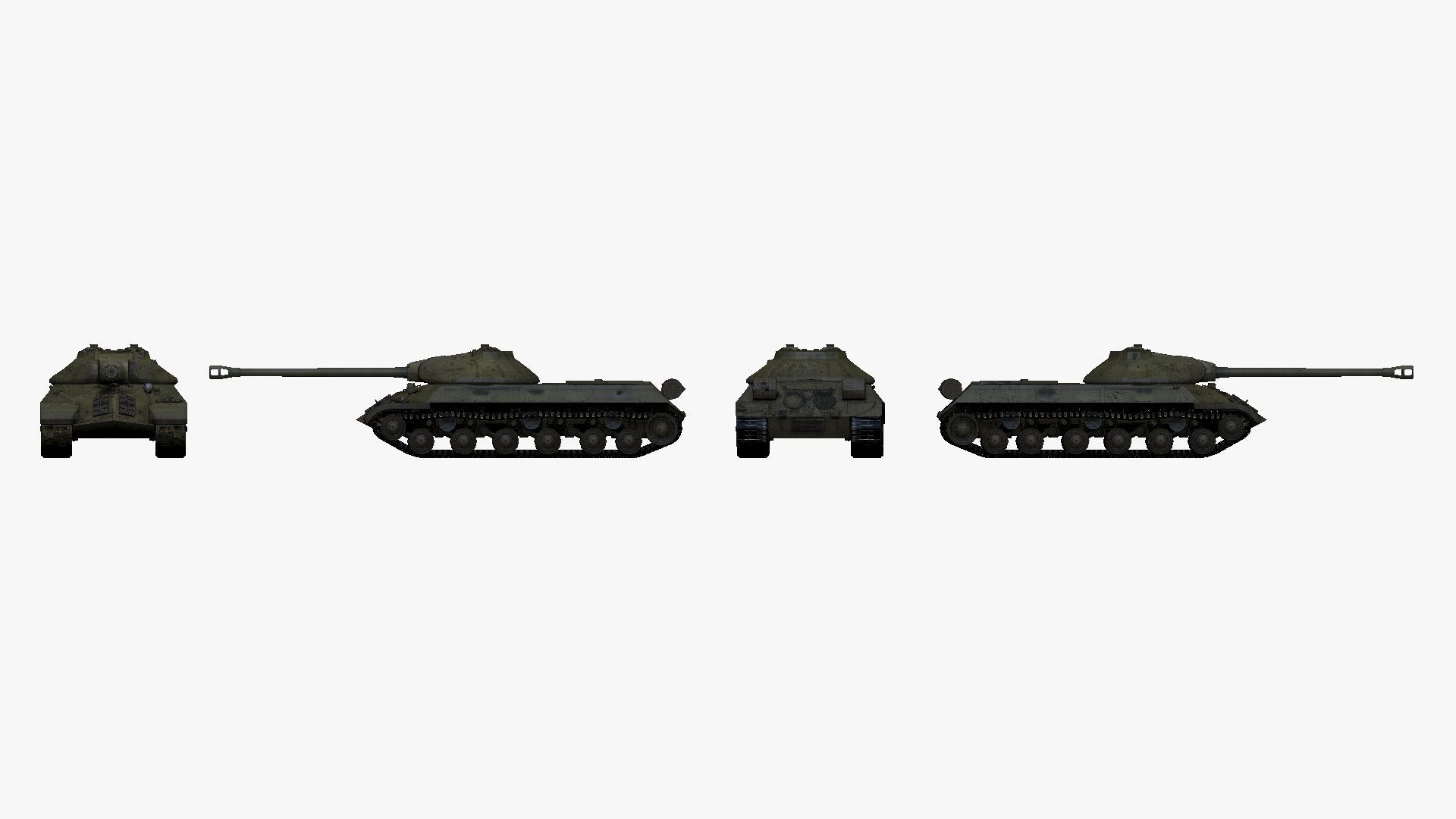 001147 soviet tank is3 3d print ready 3D model 3D printable | CGTrader