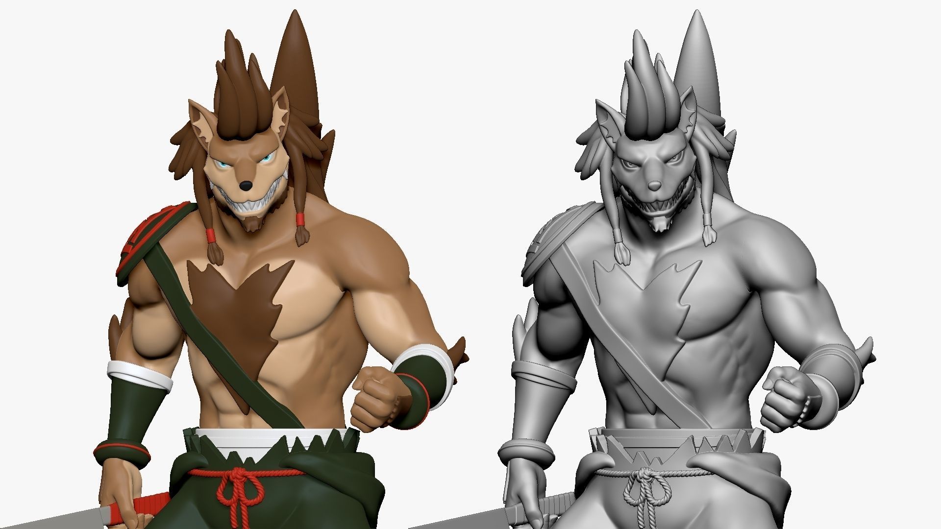 001208 fury humanoid hero 3dp 3D model 3D printable | CGTrader