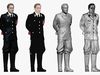 001230 man in nazi gestapo uniform shtirlits 3dp 3D model 3D printable ...