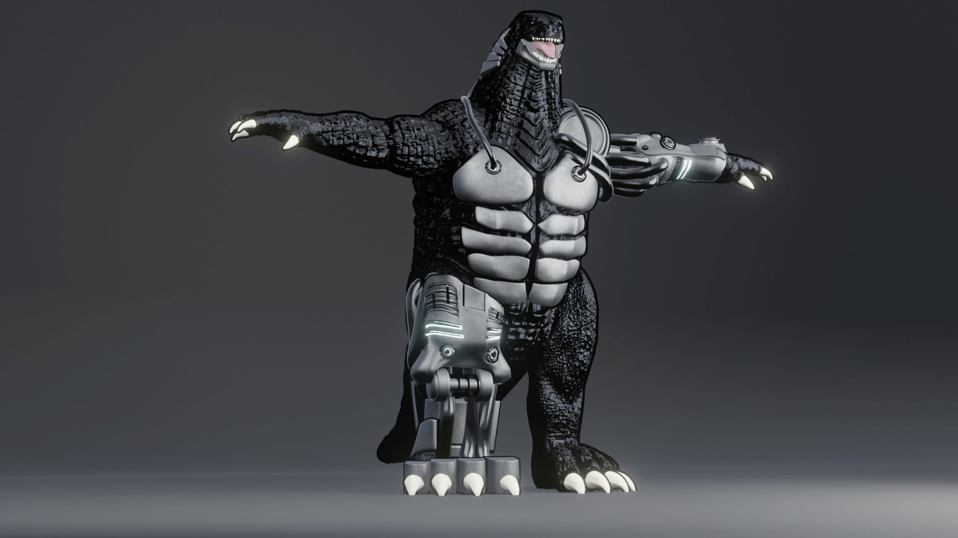 Mecha Godzilla 3D model | CGTrader