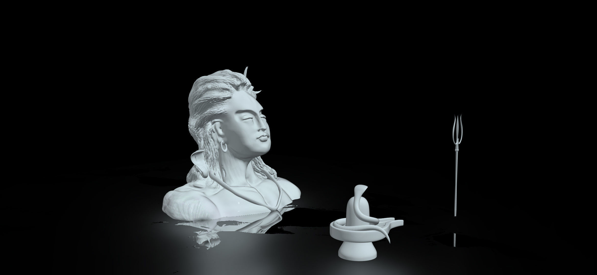 3D model lord shiva VR / AR / low-poly | CGTrader