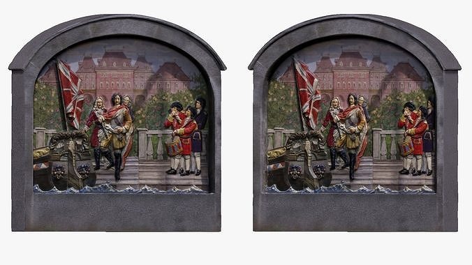 001259 picture from galery millitary parade free VR / AR / low-poly 3D ...
