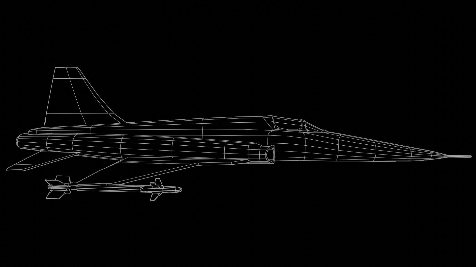 Modern Fighter Jet - Northrop F-5 Freedom Fighter 3D model 3D printable ...