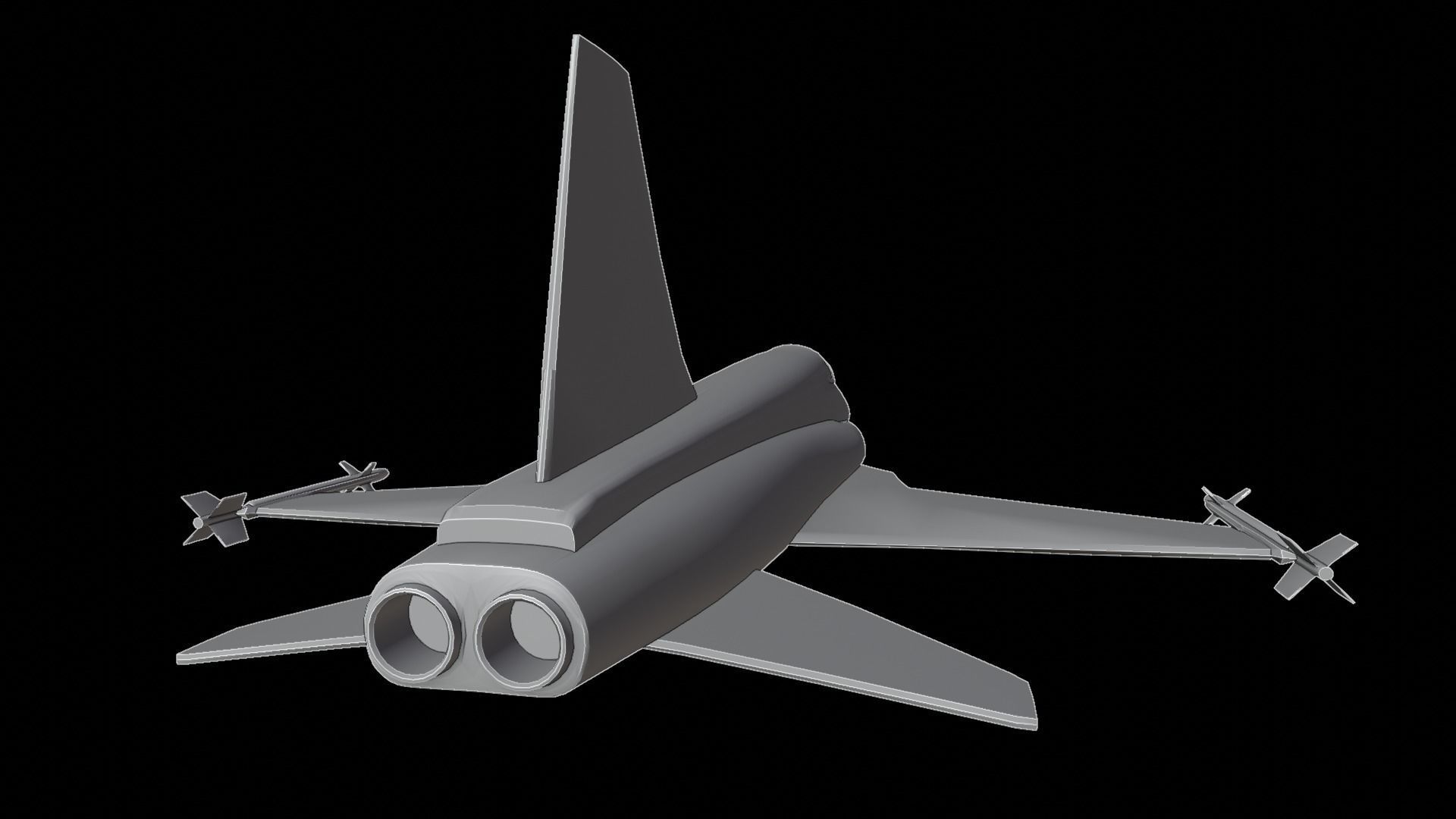 Modern Fighter Jet - Northrop F-5 Freedom Fighter 3D model 3D printable ...