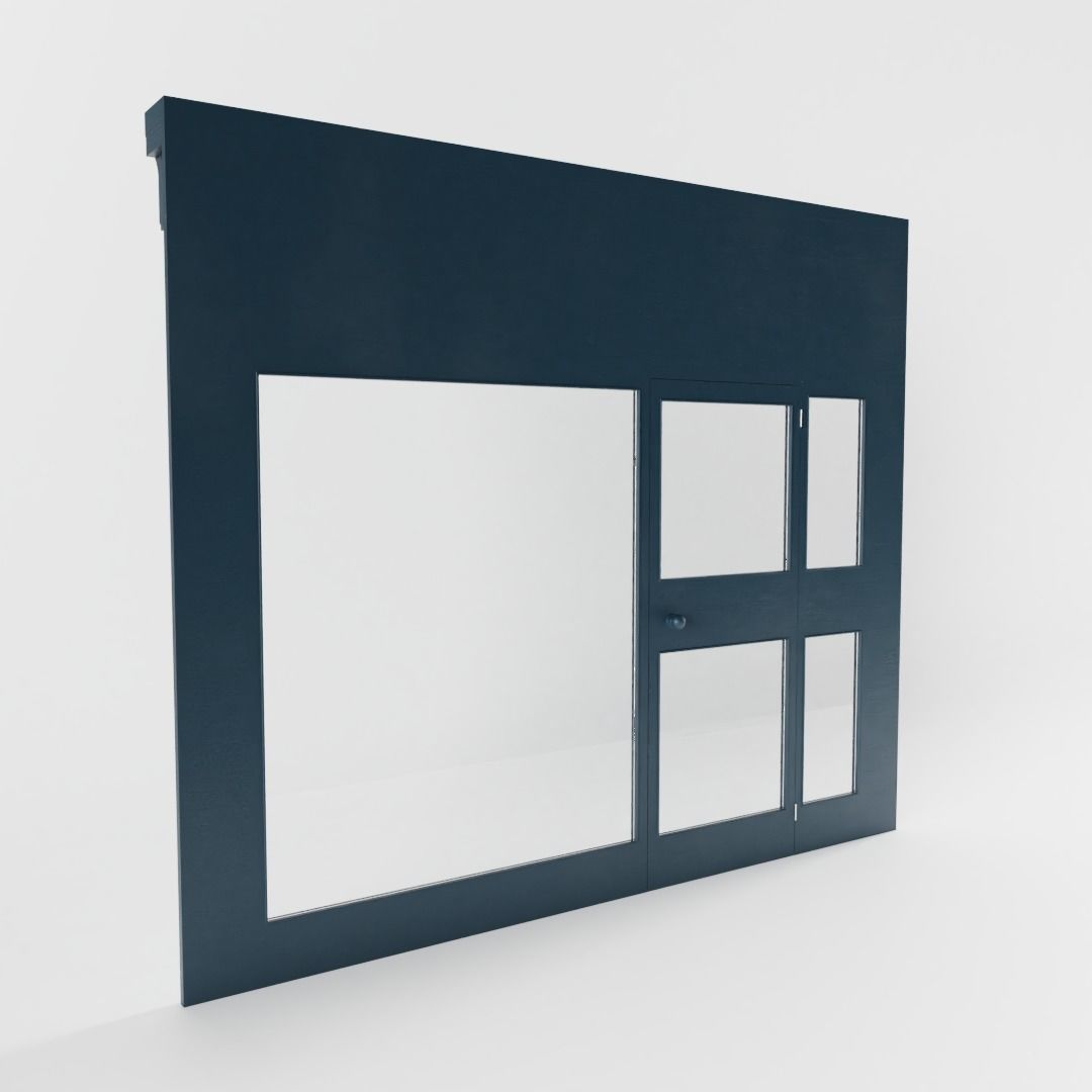 Small Classic Shop Front 3D model | CGTrader