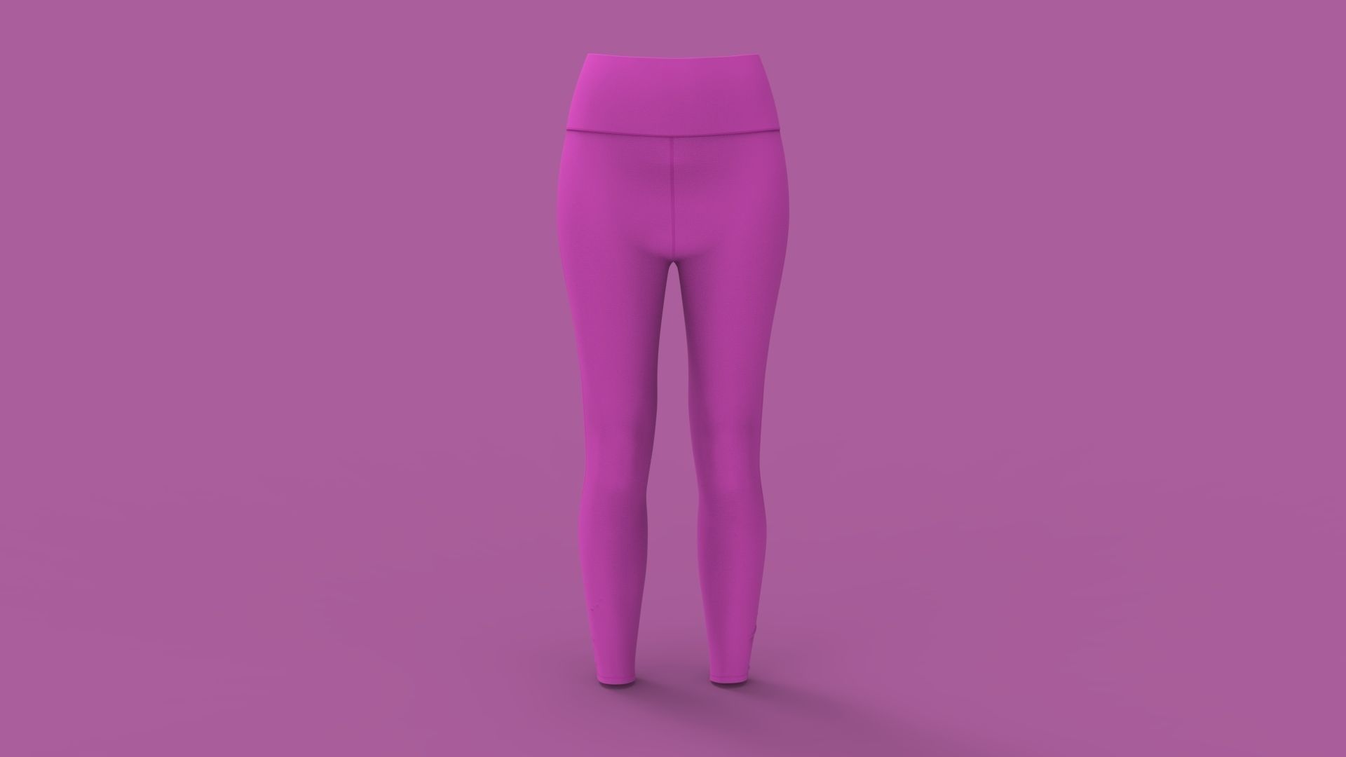 Women High Waisted Leggings Design 3D model | CGTrader