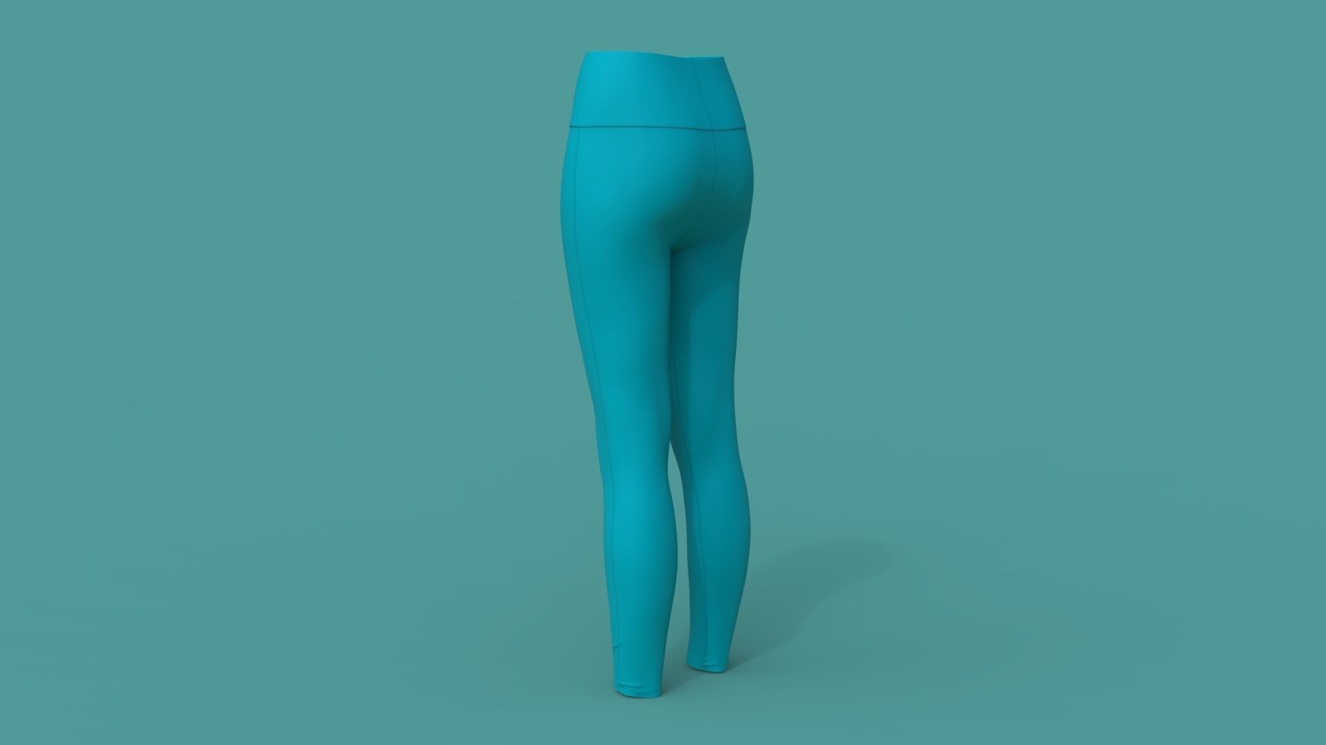 Women High Waisted Leggings Design 3D model | CGTrader