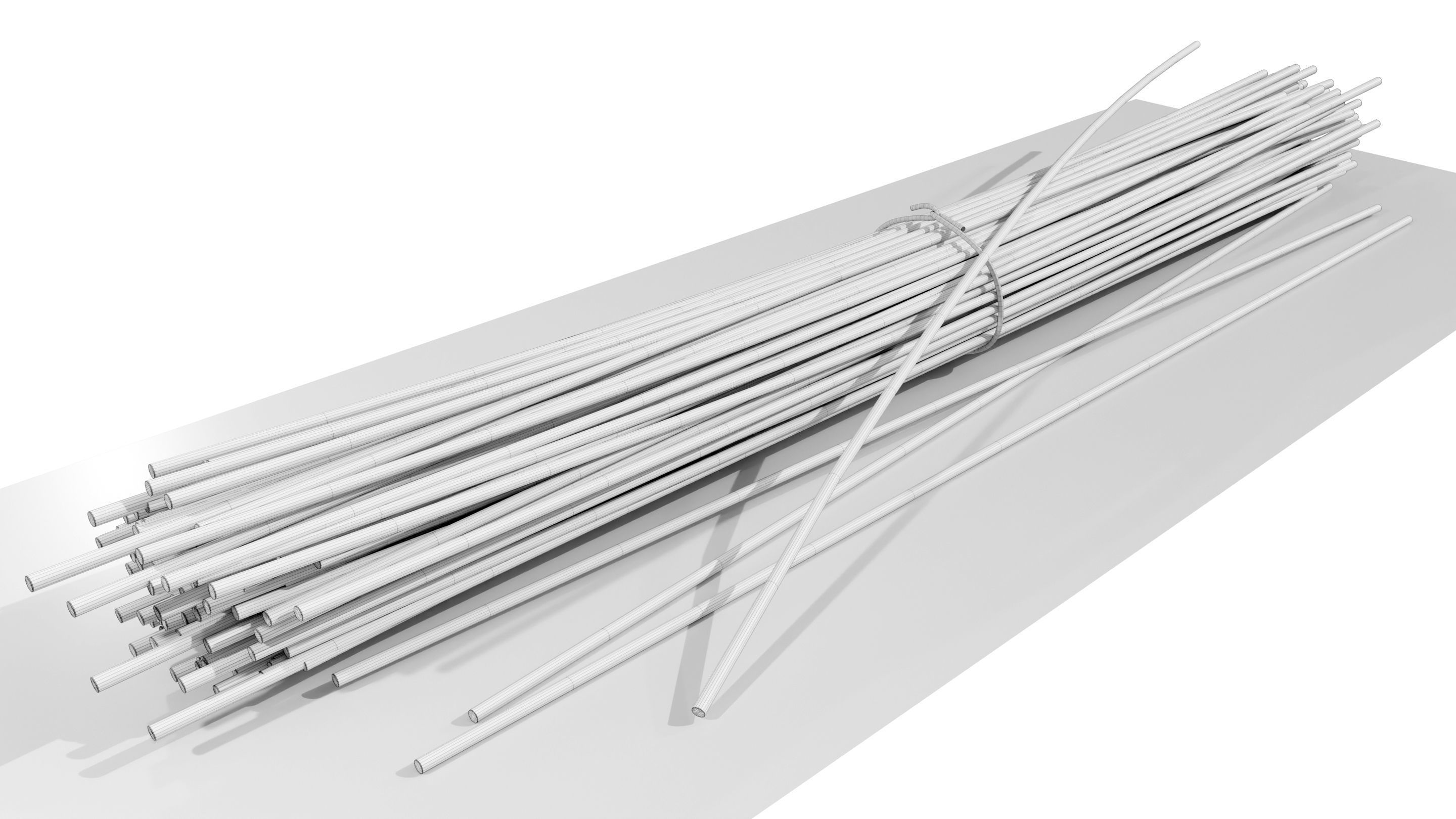 Rusty Concrete Reinforcing Bar 3D model | CGTrader