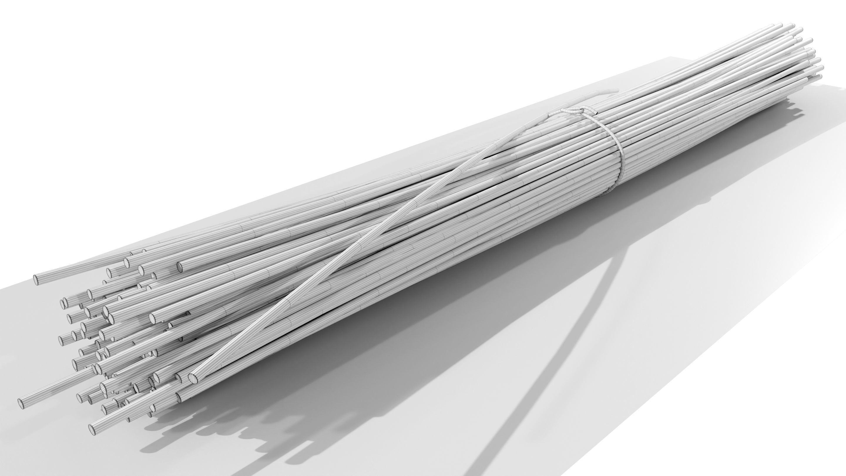 Rusty Concrete Reinforcing Bar 3D model | CGTrader