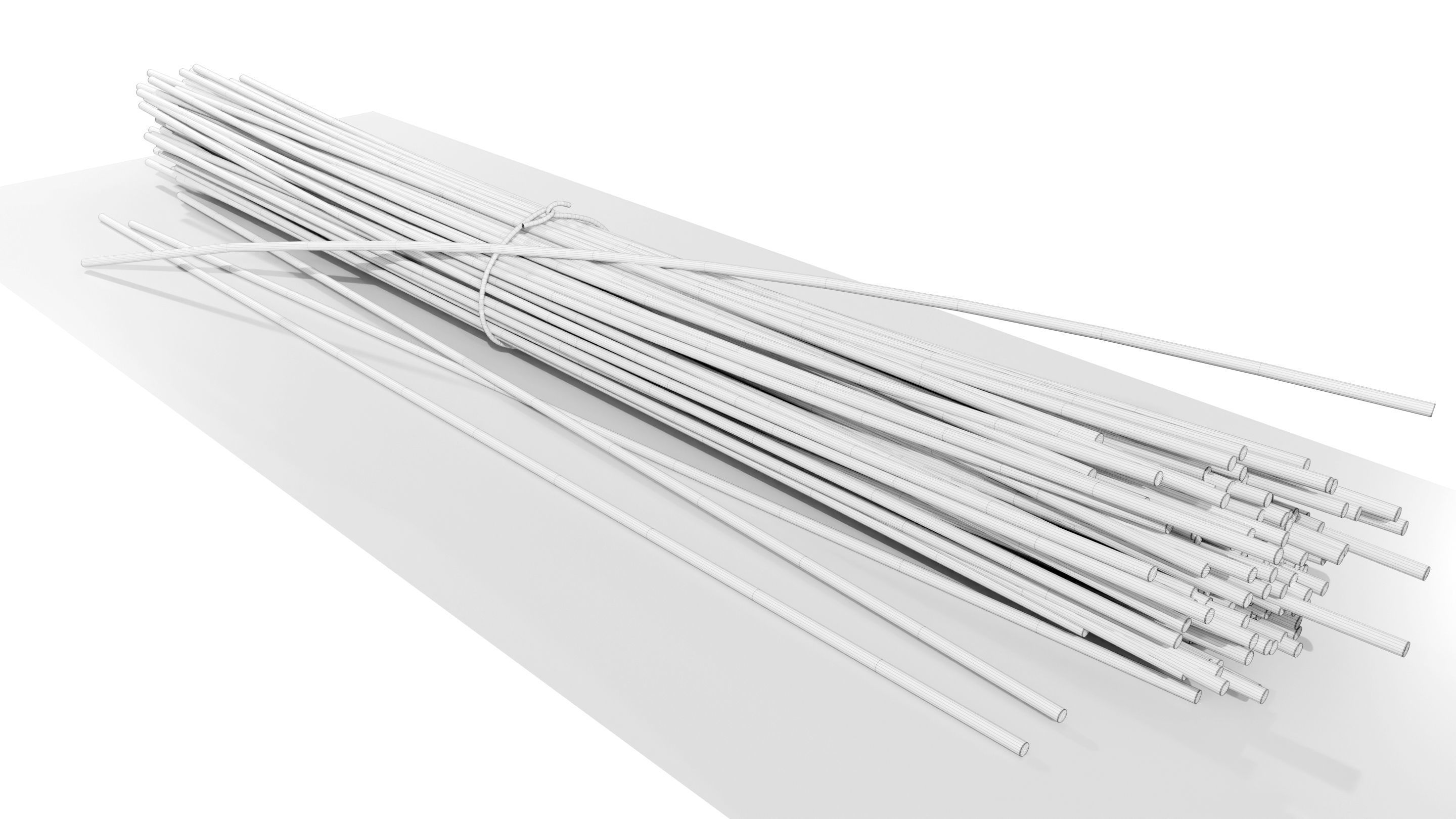 Rusty Concrete Reinforcing Bar 3D model | CGTrader