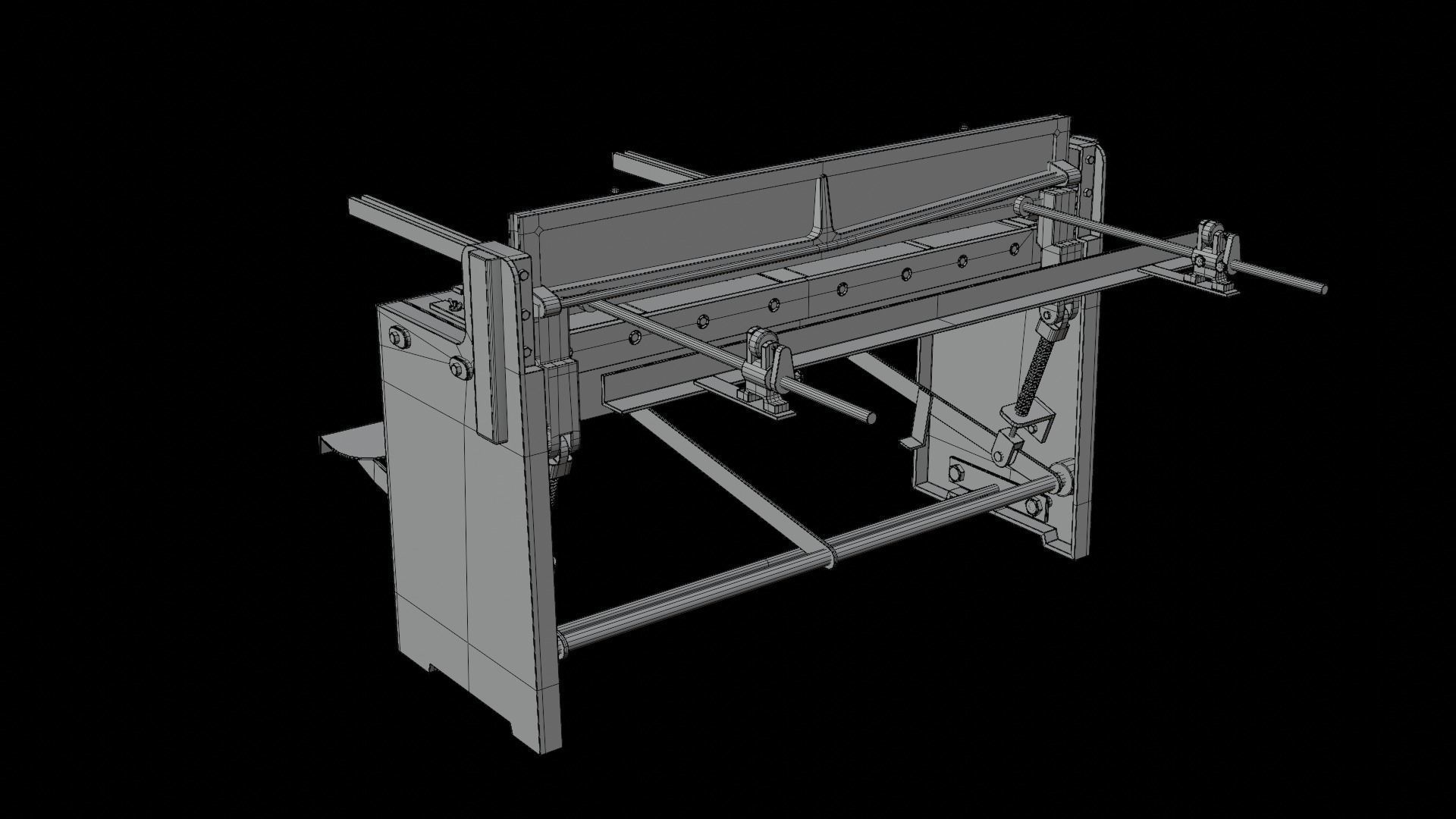 3D model Sheet Metal Shear VR / AR / low-poly | CGTrader