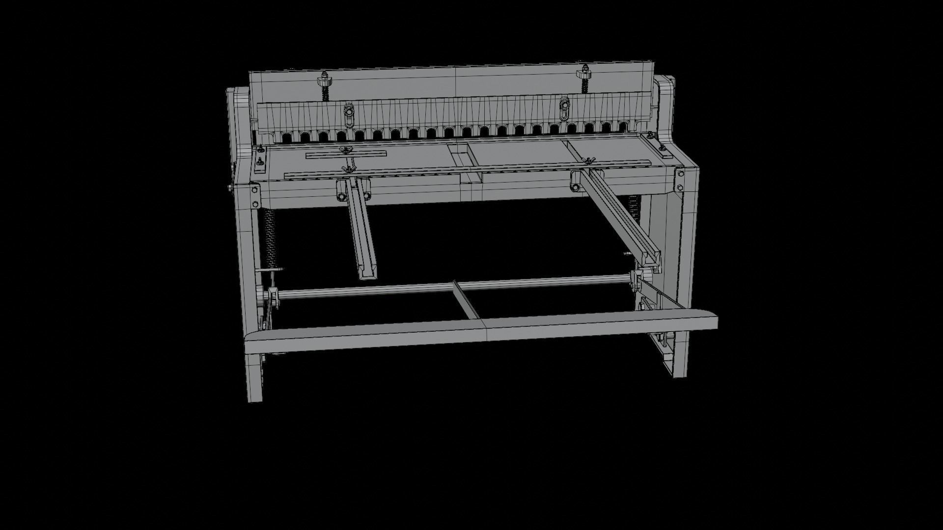 3D model Sheet Metal Shear VR / AR / low-poly | CGTrader
