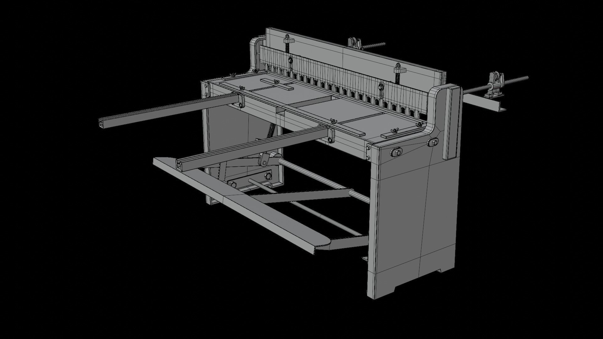 3D model Sheet Metal Shear VR / AR / low-poly | CGTrader