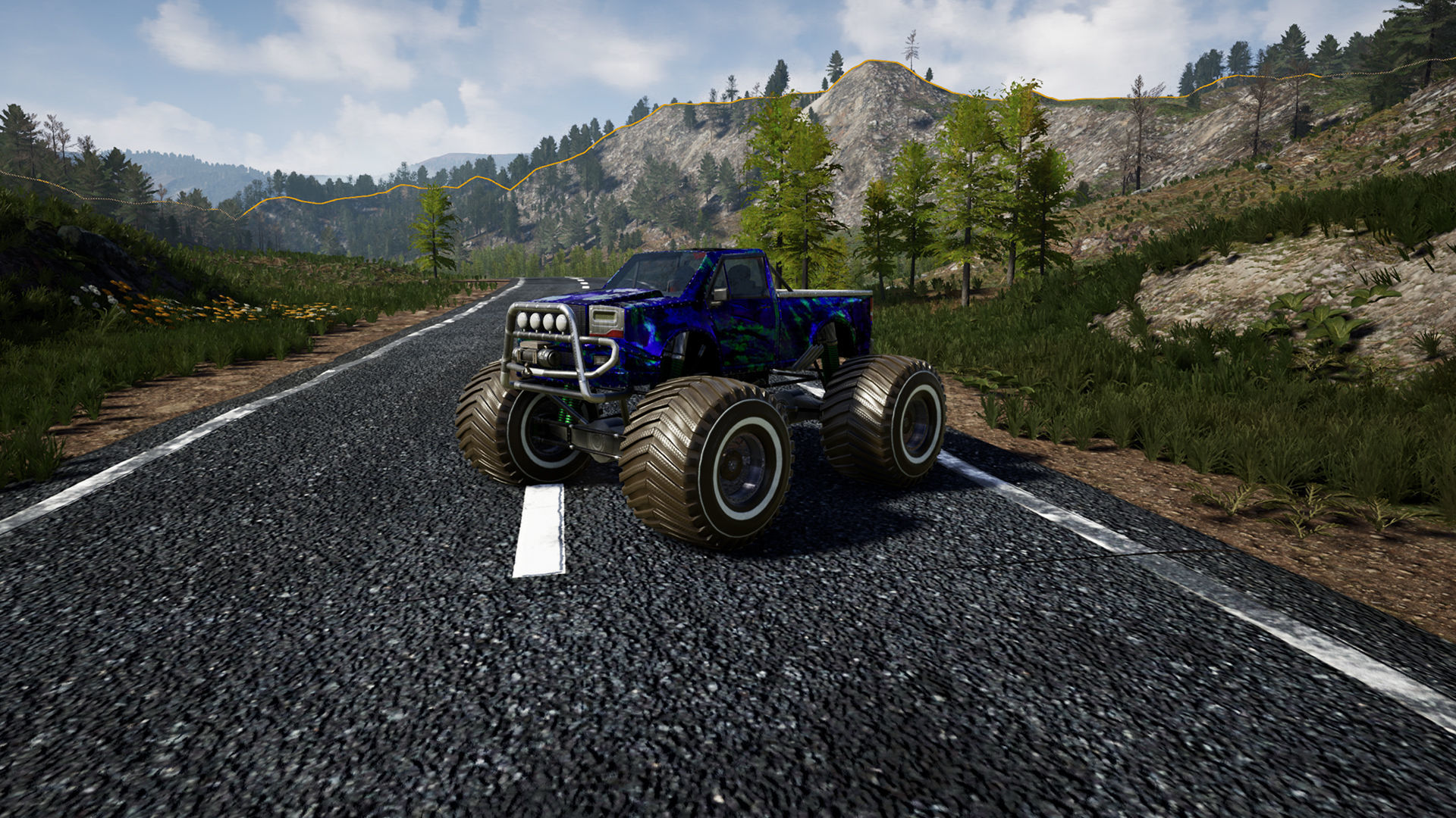 3D model Monster Truck Full Rig Unity and Unreal Engine 4 VR / AR / low ...