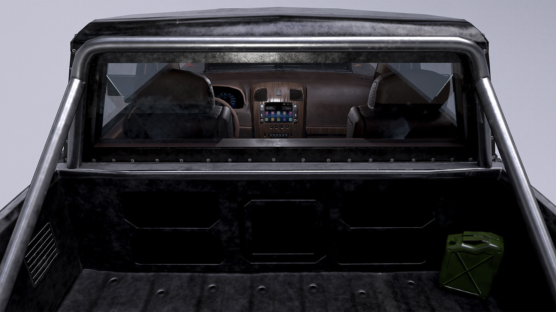 3D model Monster Truck Full Rig Unity and Unreal Engine 4 VR / AR / low ...