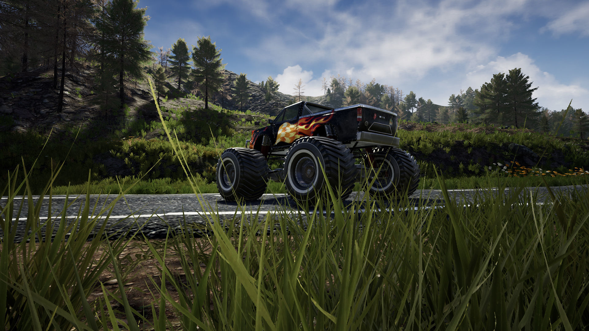 3D model Monster Truck Full Rig Unity and Unreal Engine 4 VR / AR / low ...